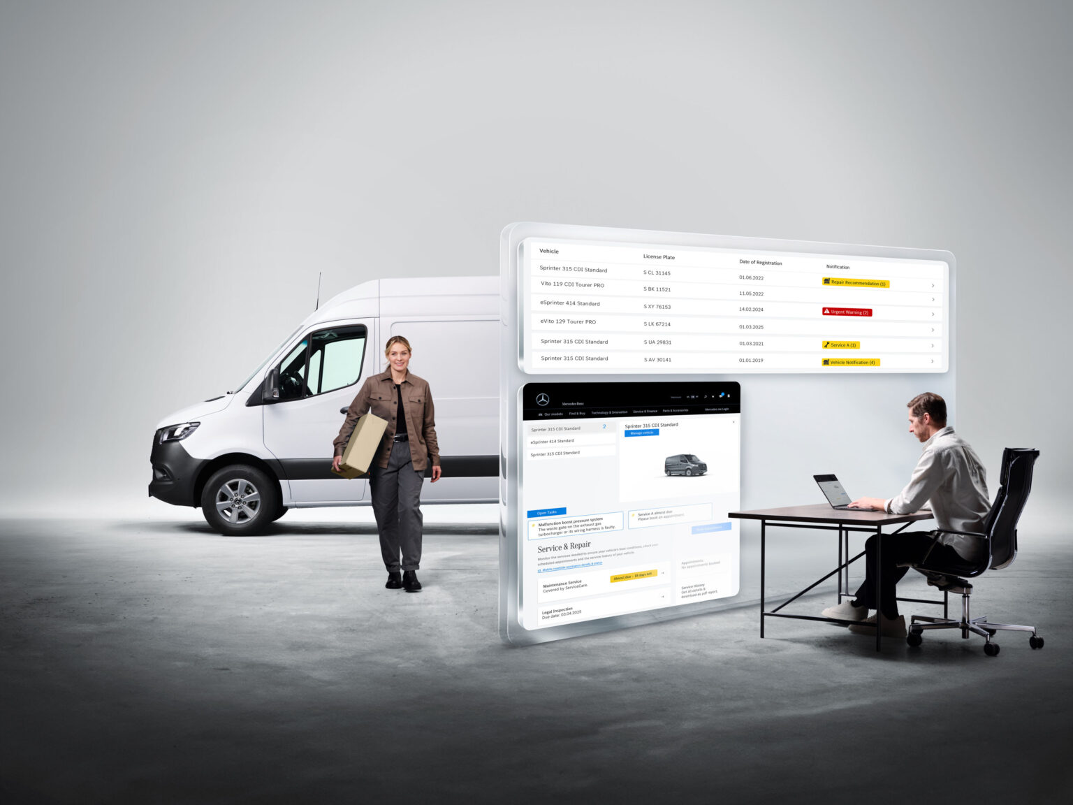 Optimised operating time via real-time diagnosis: Mercedes-Benz Van ...